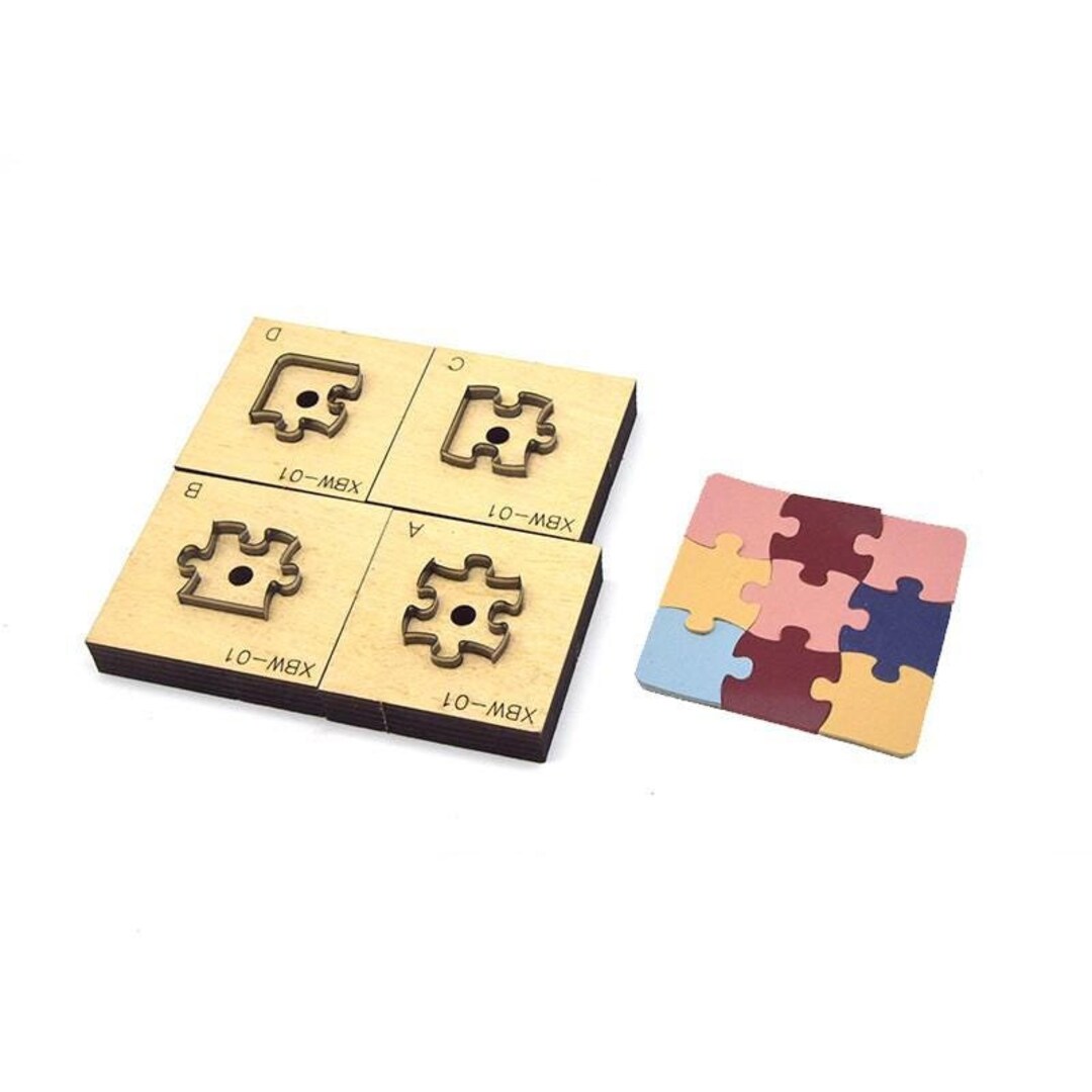 DIY Radian Puzzle Coaster Leather Cutting Die Cut Mold Custom,leather ...