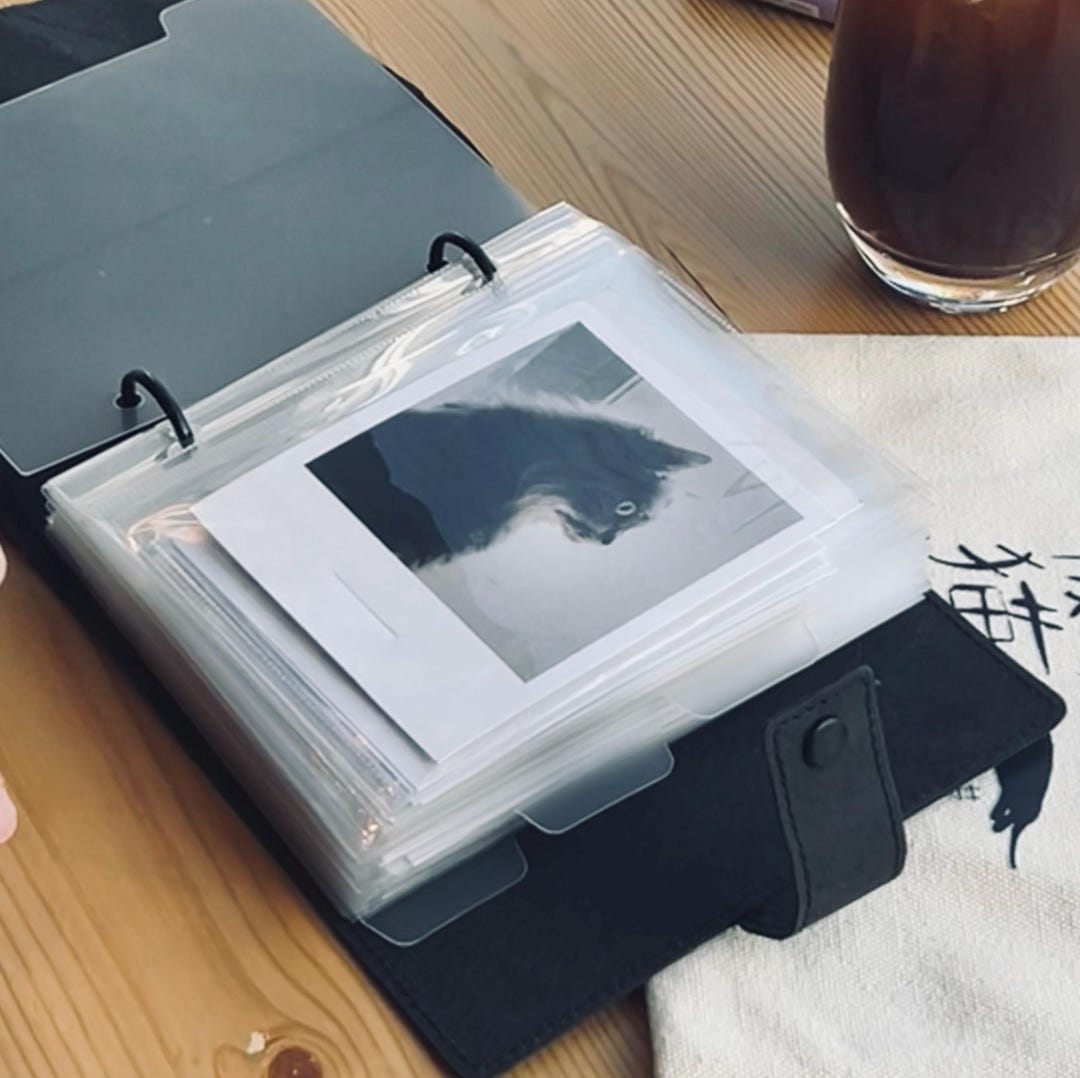 Polaroid600/i-type Album,instax Photo Memory Album Vintage Washed Kraft ...