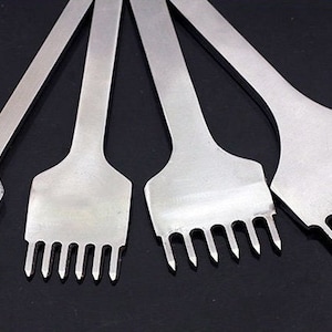 Pricking Iron Leather Tool,holes Edge Chisel Craft Tool Leathercraft ...