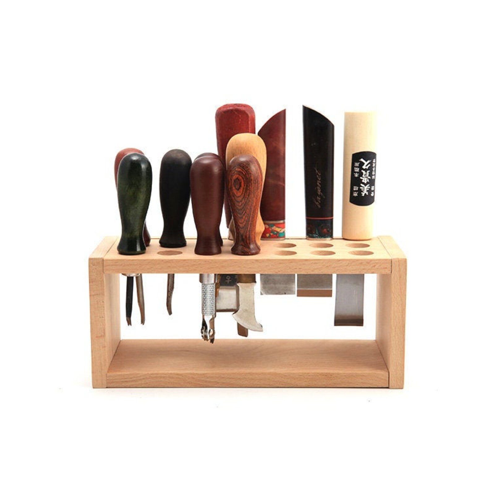 Tools Organizertools Display Holderleathercrafts Beech Tools | Etsy