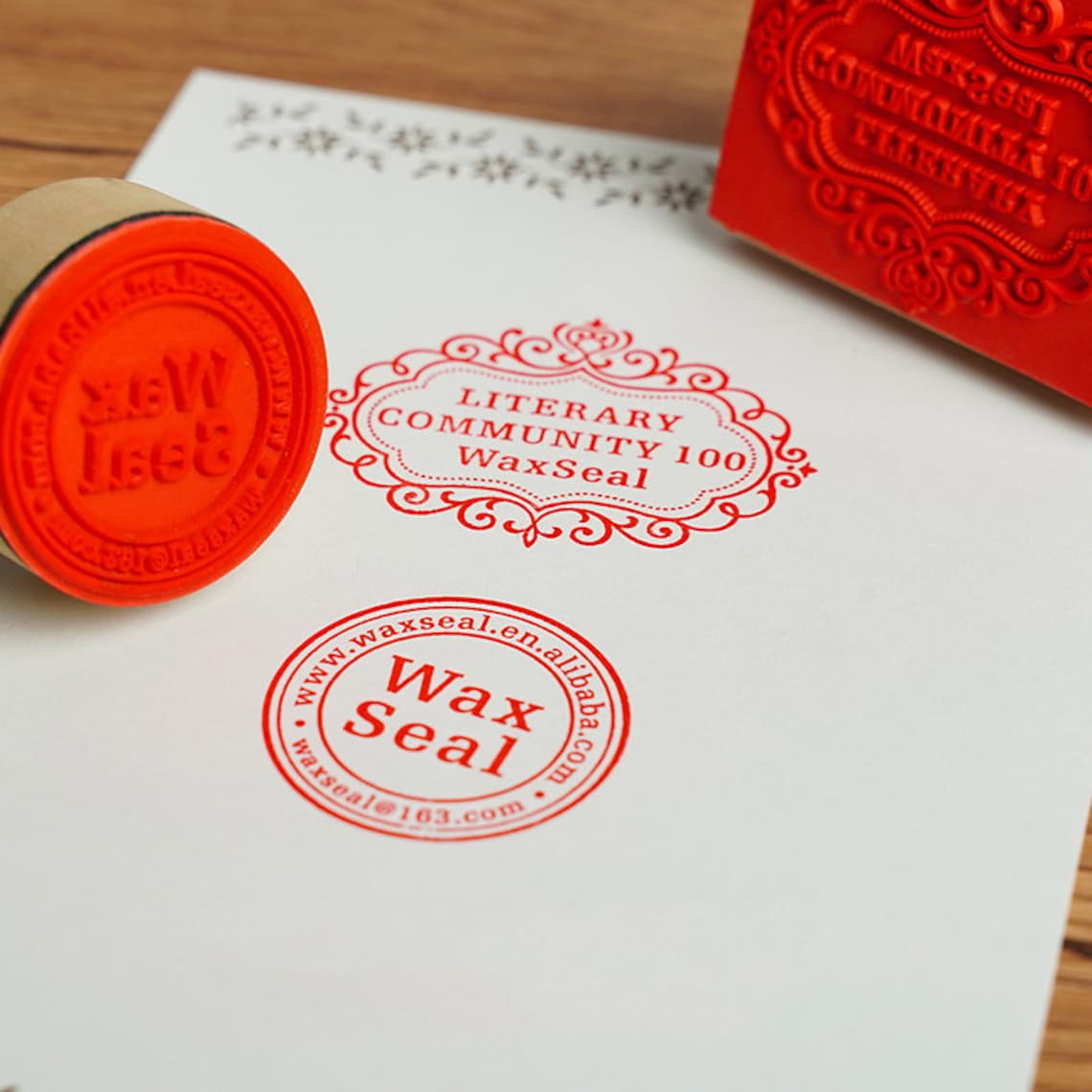 Custom Rubber Stampcustom Wood Stampspersonalized Logo Wood | Etsy