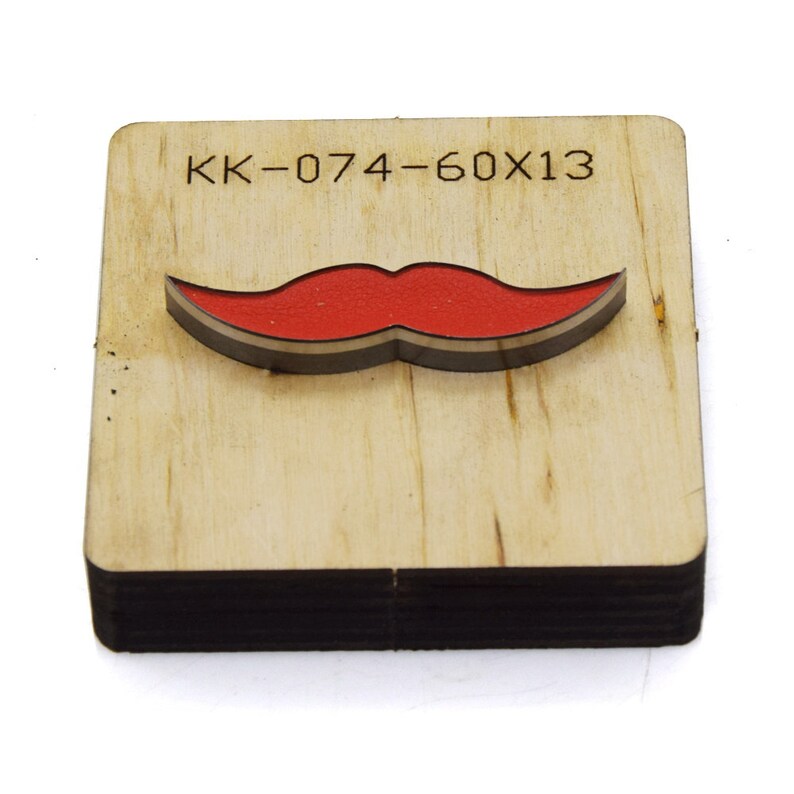 Mustache Leather Cutting Diecustom Moustache Leather Punch | Etsy