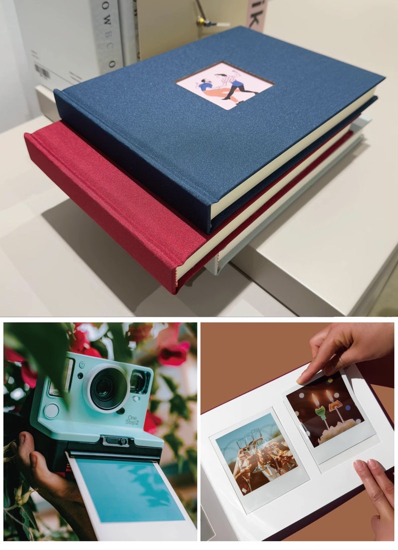 Custom Polaroid Album, 8.6*10.8cm Photo Memory Album,writable Photo ...