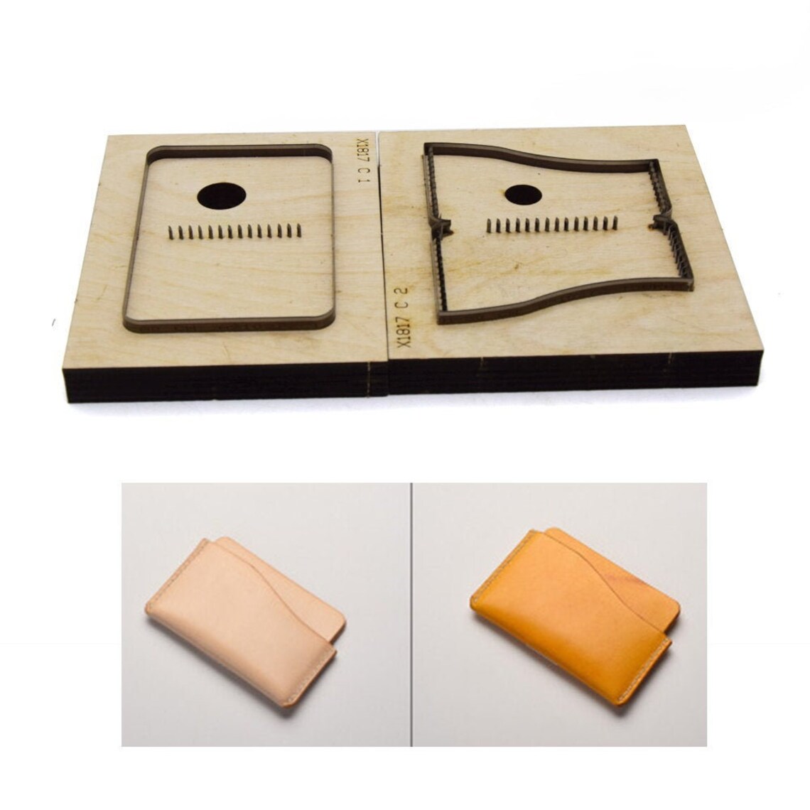 Custom Card Bag Leather Punch Die Setcoin Purse Leather - Etsy