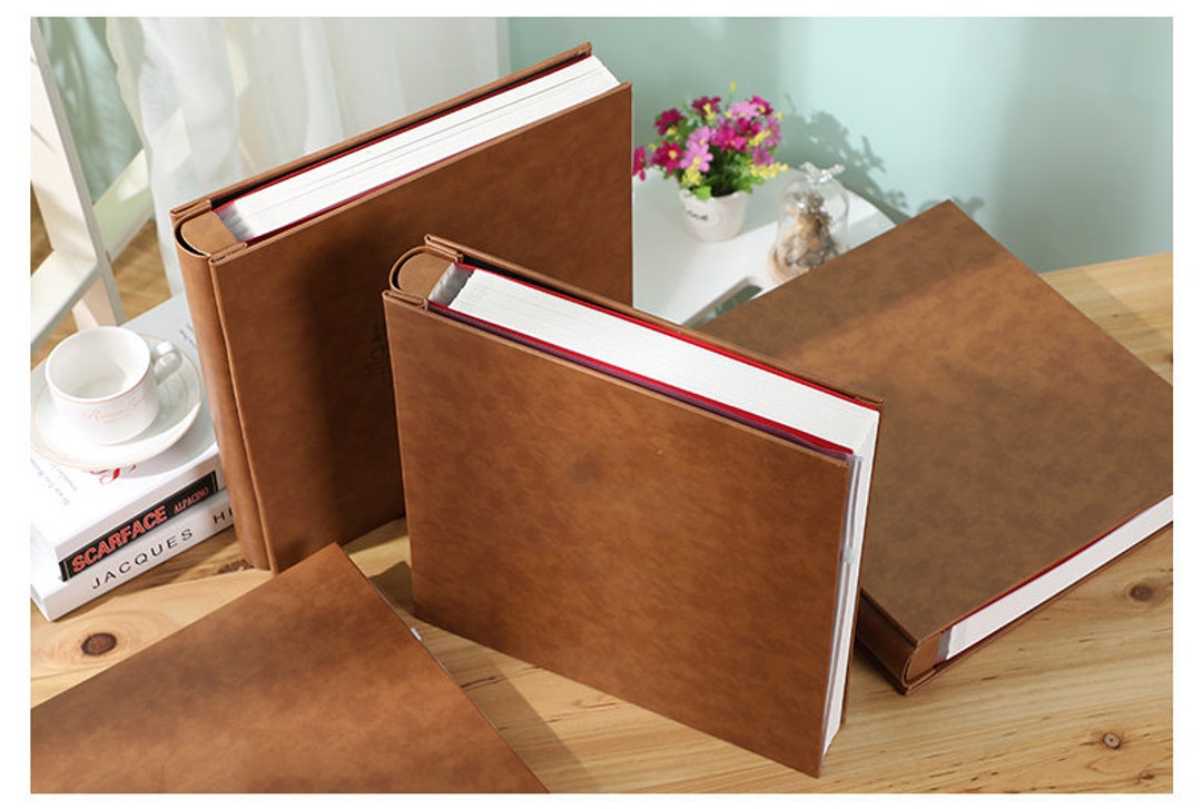 Custom Engraving Cover Photo Album With Blank Paper,writable Photo ...