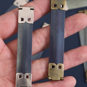 Metal Shrapnel Mouth Gold Bag, DIY Leather Hardware, Patchwork Sewn ...