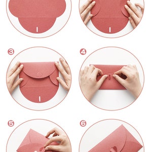 Heart Kraft Envelopes Set,personalized Printing Envelopes With Love ...