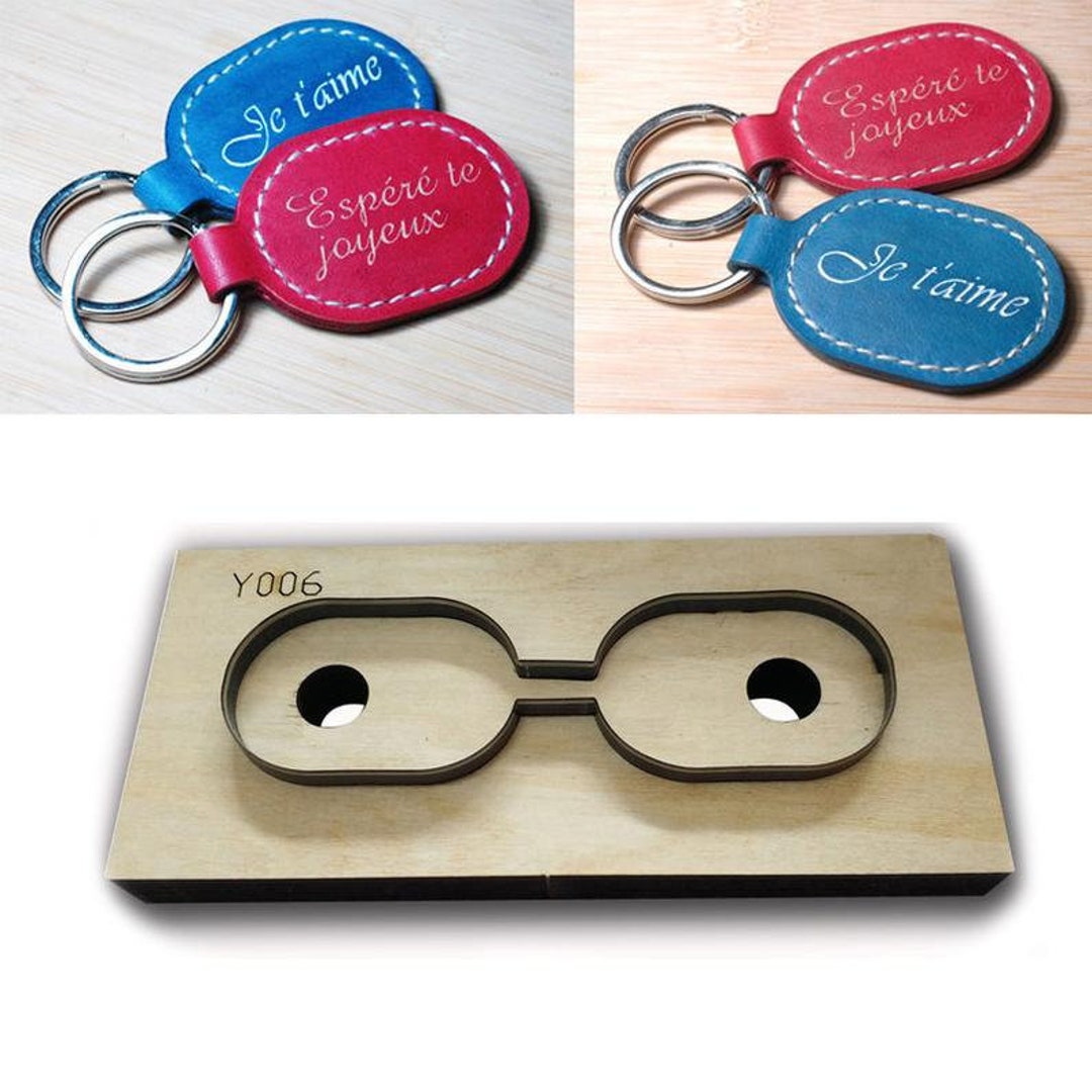 Keychain Custom Leather Cutting Die Cut Mold,leather Punch Die Set ...