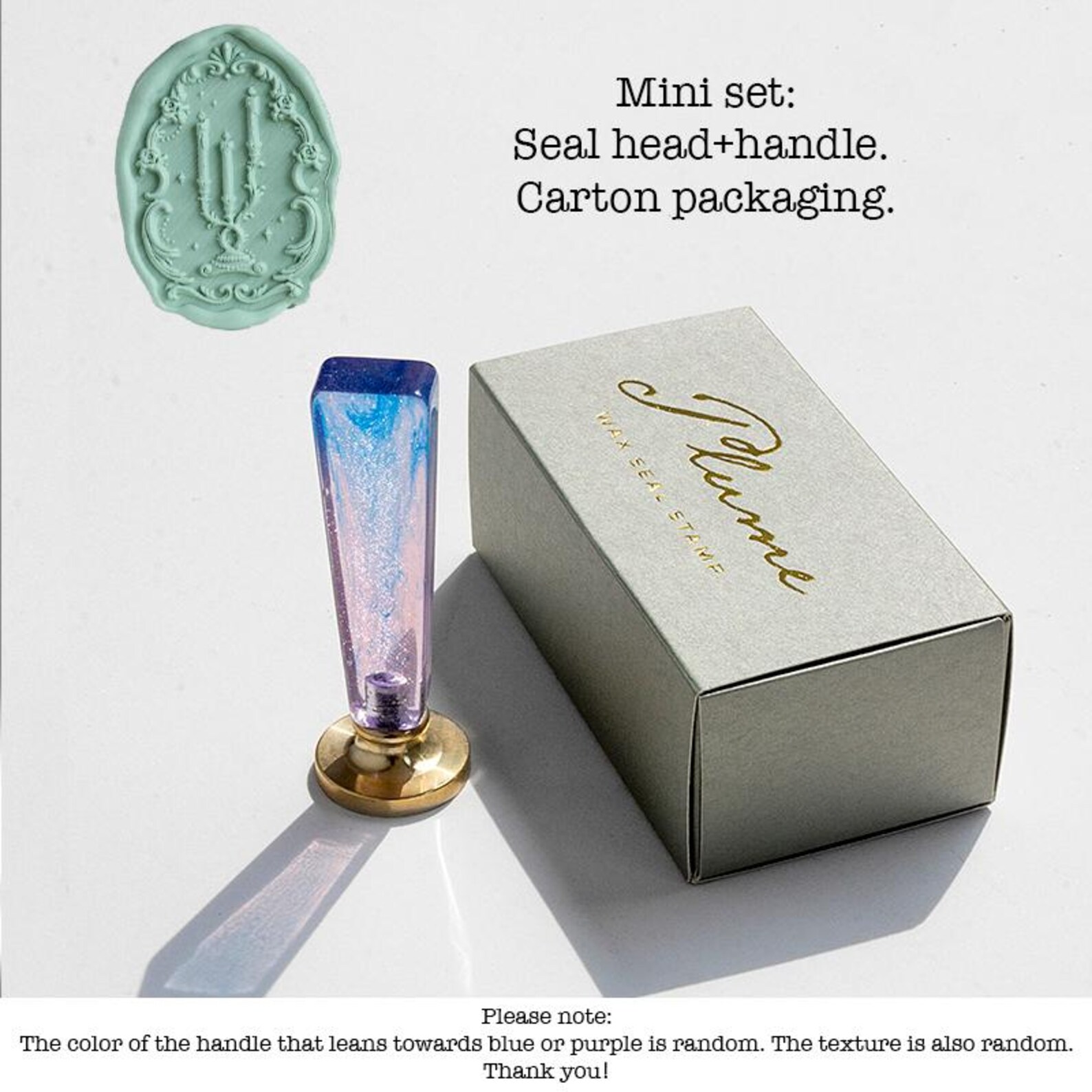Cake and Candles Wax Seal Stamp, Candlestick Wax Seal Stamp Gift ...