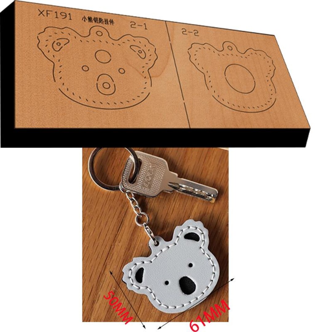 Koala Leather Punch Die Set,diy Koala Pendant Keychain Leather Cutting ...