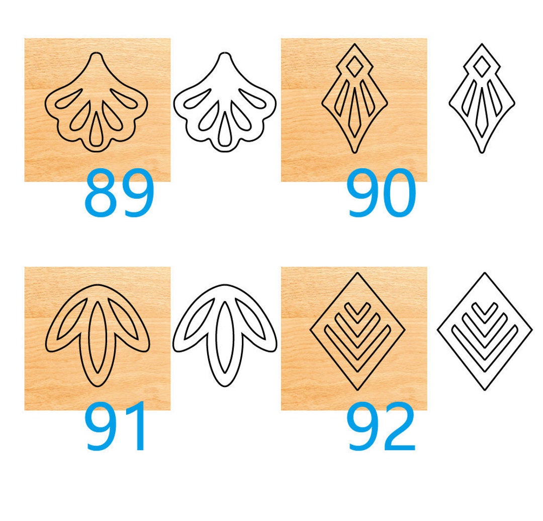 Irregular Leaves Shape Custom Size Leather Cutting Die,earring Die Cut ...