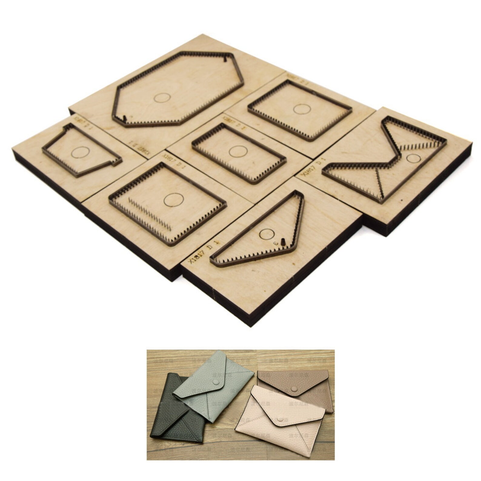 Custom Mini Envelope Bag Shape Leather Punch Diecoin Purse | Etsy