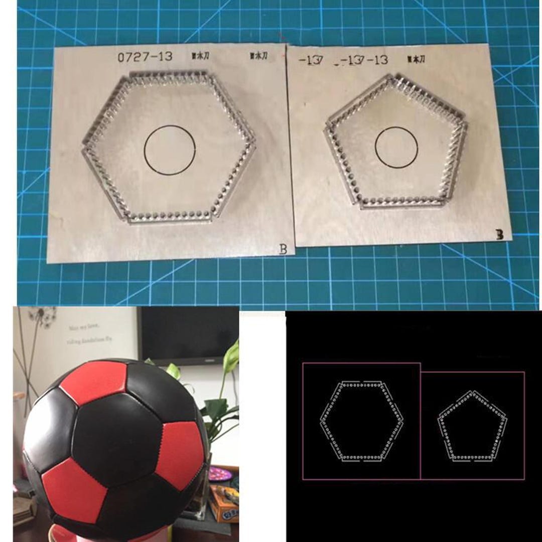 Football Die Cut Mold,custom Leather Football Model No.3/5 Punch Die ...