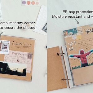 DIY Photo Memory Book. Scrapbook Album. Baby Album. Handmade Photo ...