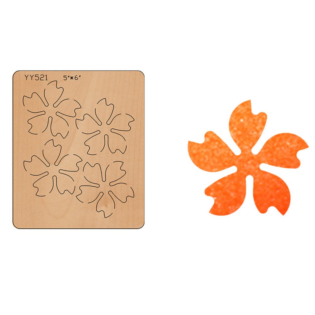 Windmill Flowers Die Cut,spiral Flower Leather Cutting Die,wing Leather ...