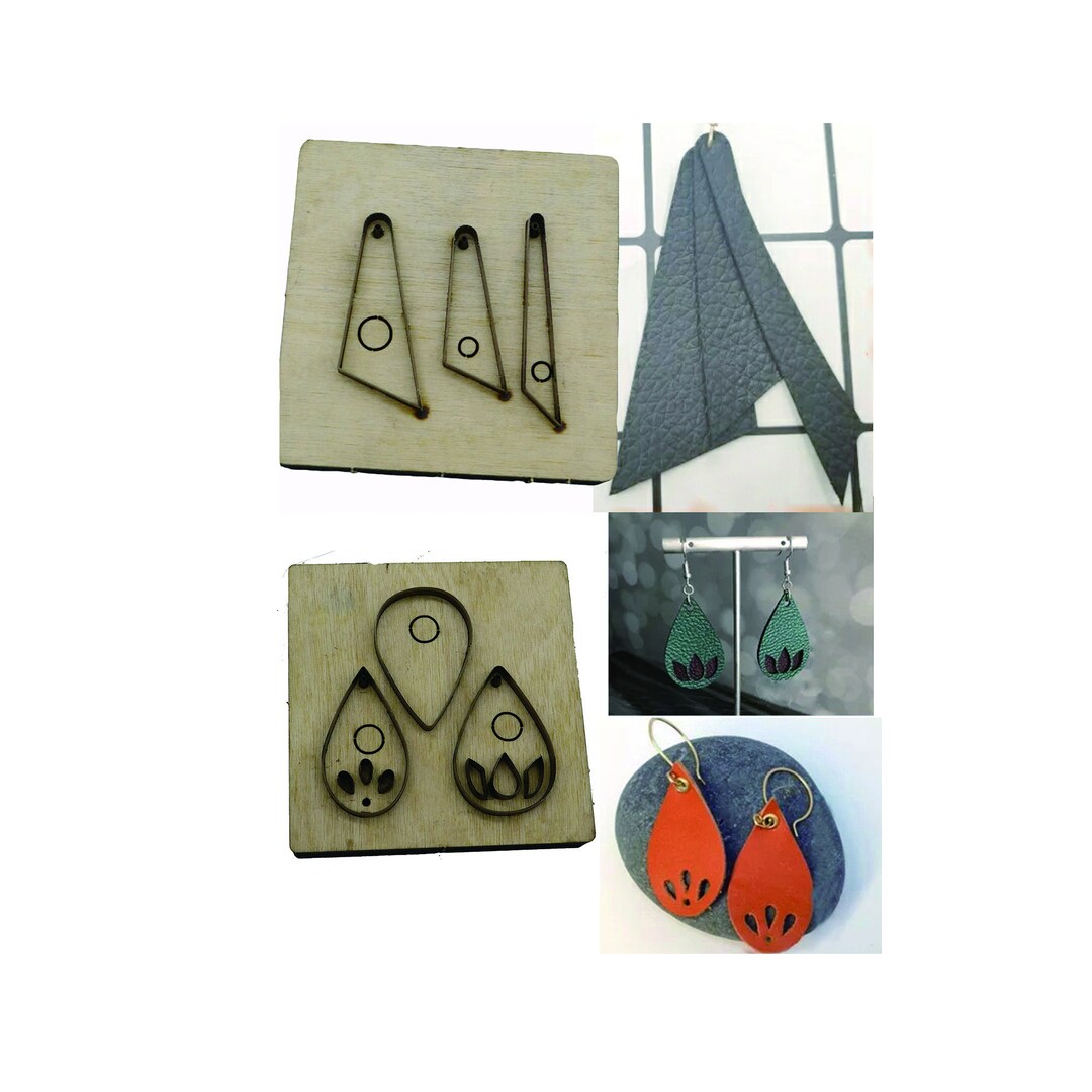 Teardrop-shaped Leather Punch Die Cut Moldleather Drop - Etsy