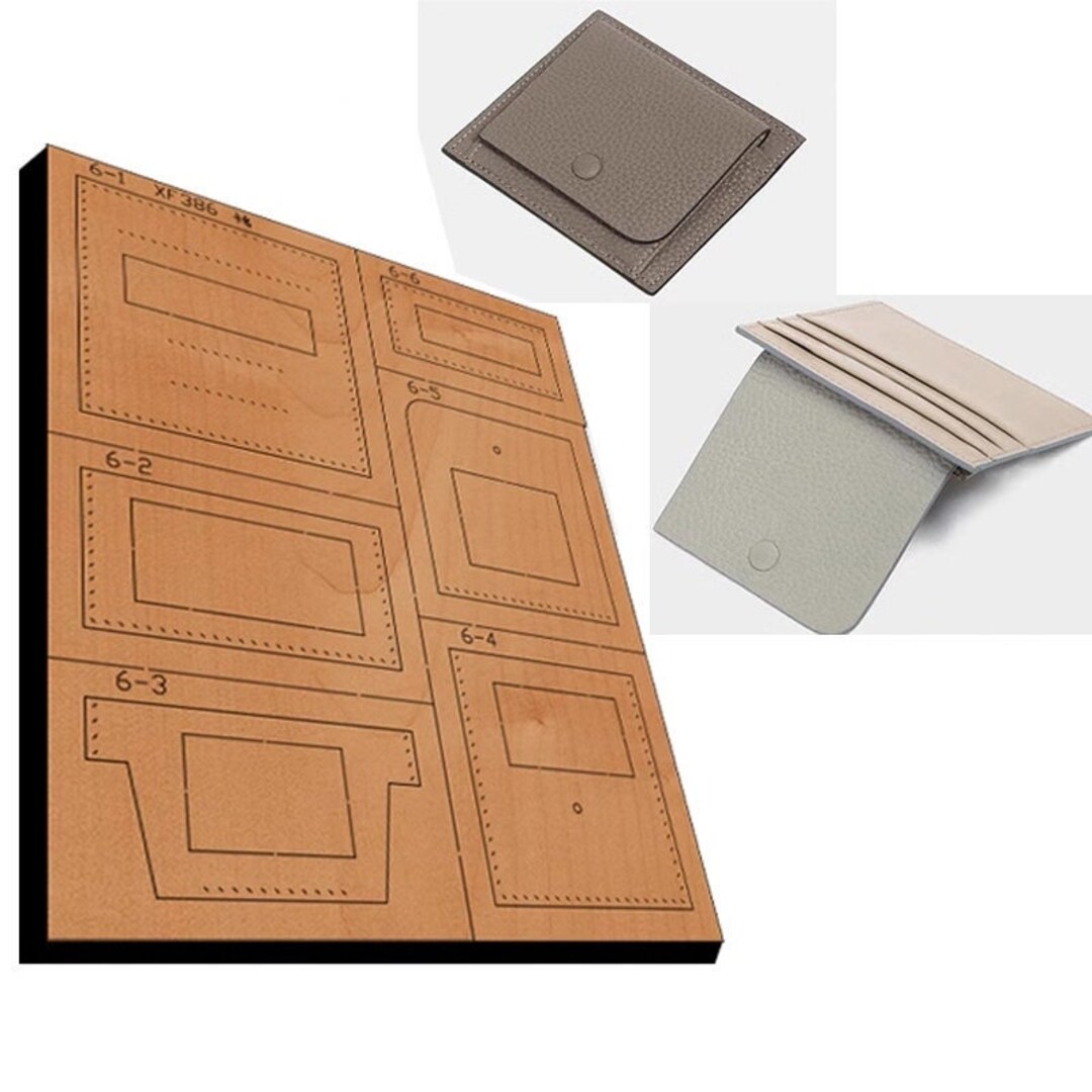 Button Card Bag Punch Die Set,diy Coin Bag Leather Cutting Die Cut Mold ...
