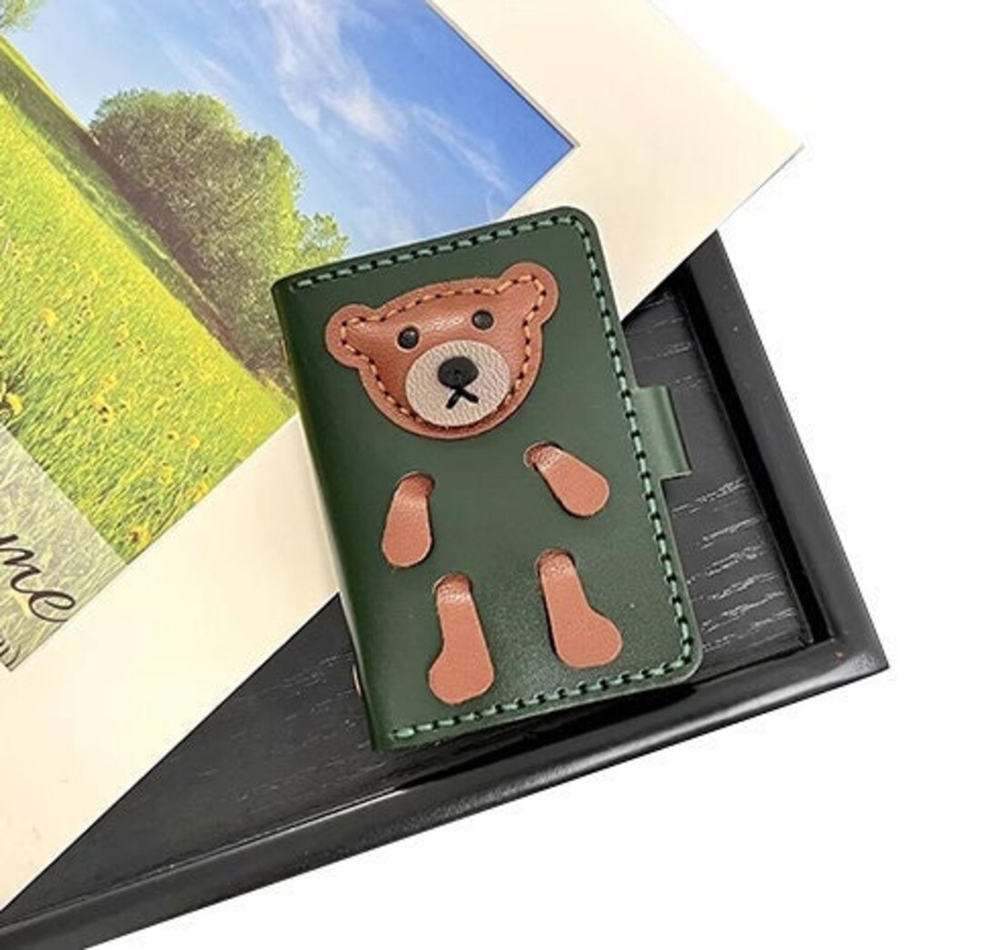 Little Bear Card Bag Die Cut Set,cute Bear Card Storage Bag Die Cutting ...