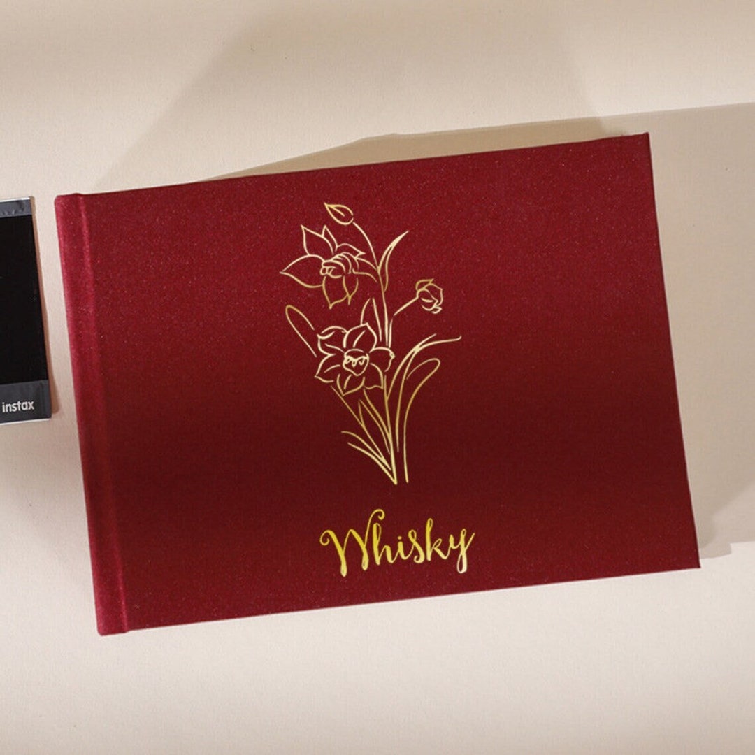 Custom Flower Fuji Album, Birthday Present Photo Album,writable Photo ...