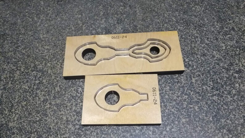 Inlaid Keychain Leather Cutting Die Cut Moldcustom Leather - Etsy