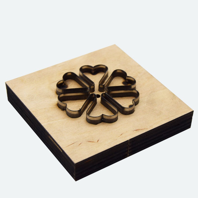 Six-leaf Clover Leather Cutting Diecustom Size Clover Leather - Etsy