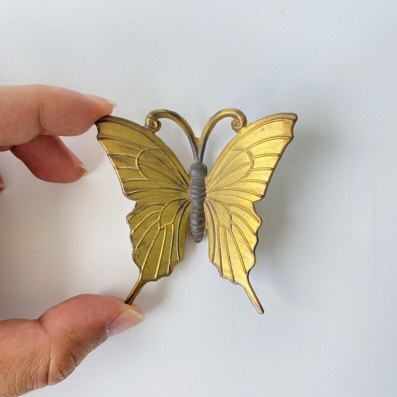 66 MM Raw Brass Butterfly Figurines Brass Miniature - Etsy
