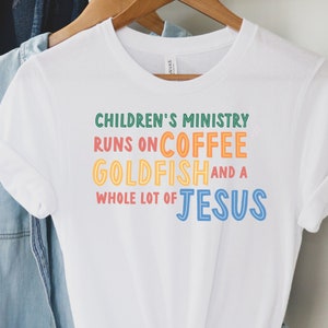 Children's Ministry T-shirt - Kids Ministry Shirt - Volunteer ...