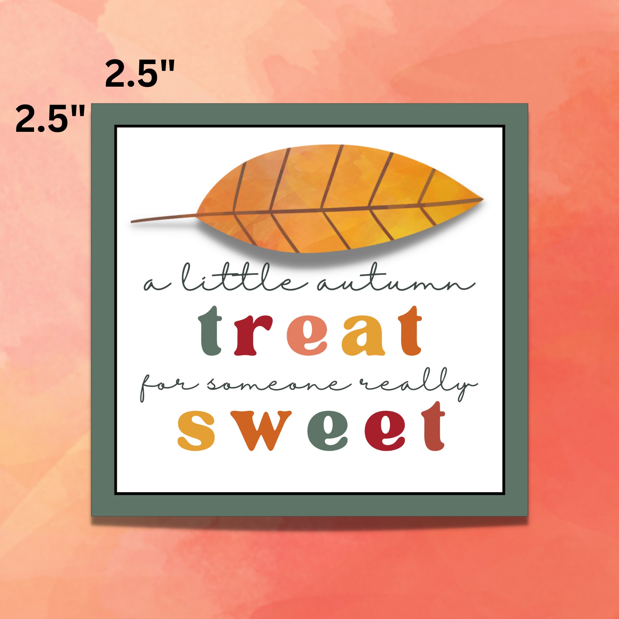 Autumn Gift Tags, Teacher Appreciation, Thank You Gift Tags, Children's ...