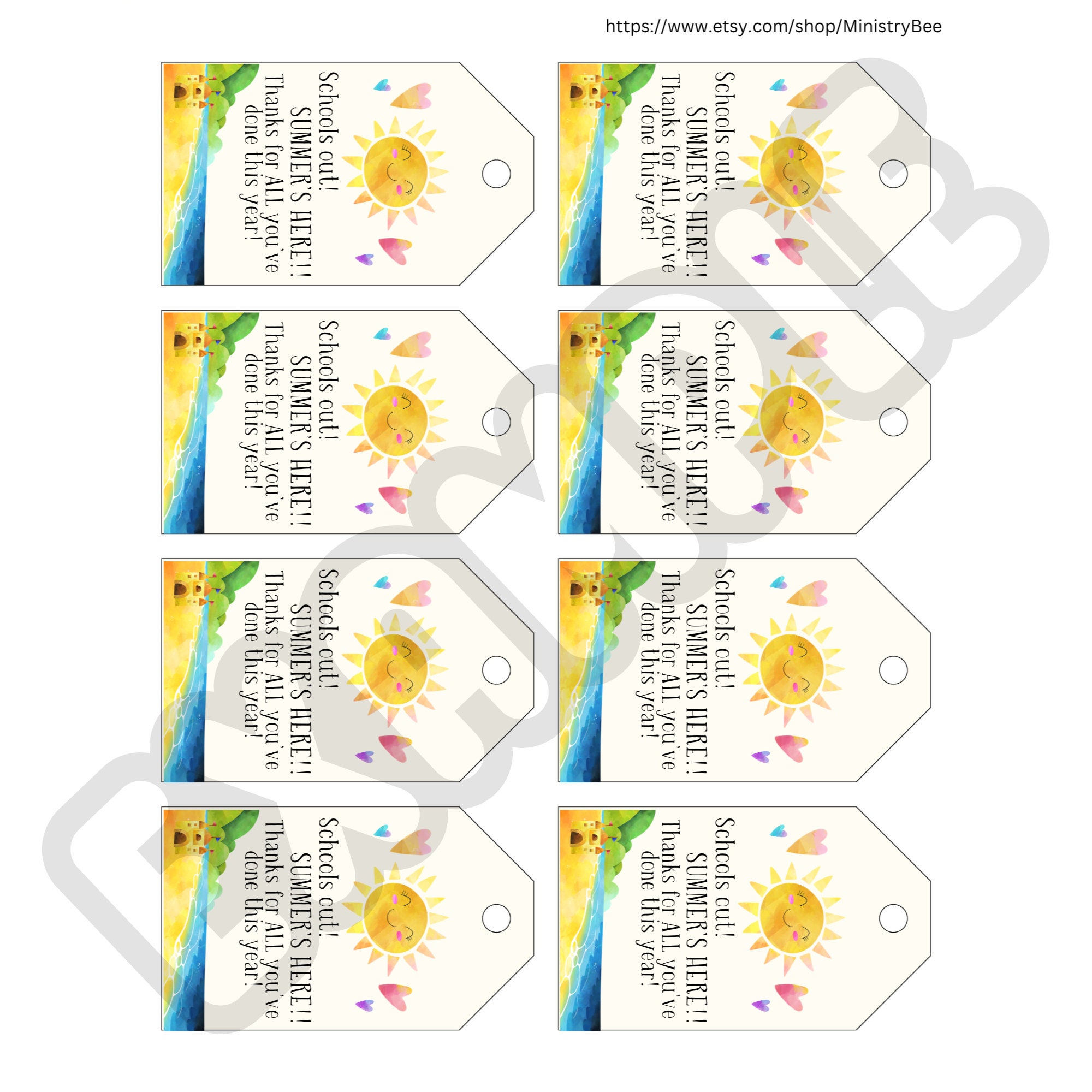 Printable Gift Tags for Teacher, Schools Out Summer's HERE!!! Teacher ...