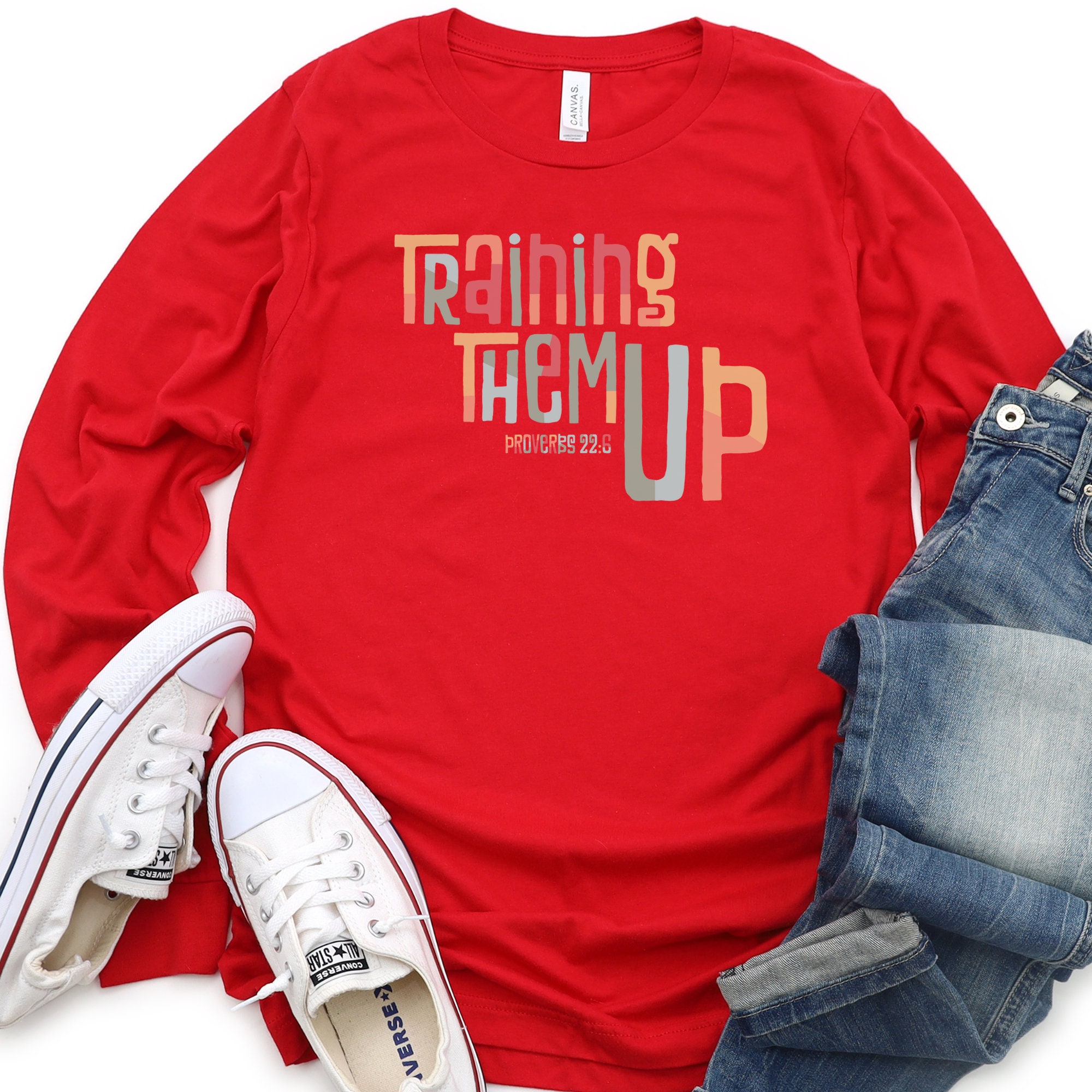 Training Them up Long Sleeve Shirt, Proverbs 22:6, Children's Ministry ...