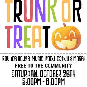 Trunk or Treat Flyer, Trunk or Treat Invitation, Halloween Block Party ...