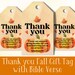 Printable Gift Tag, Fall Gift Tags, Thank You Gift Tag, Volunteer ...