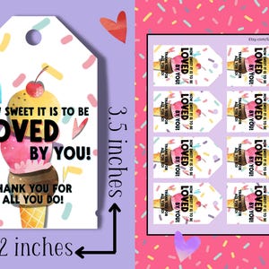 Printable Gift Tag, Volunteer Thank You, Teacher Thanks, How Sweet It ...
