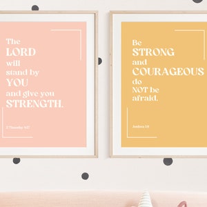 Children's Bible Verse, Scripture Poster Wall Art, Sunday School ...