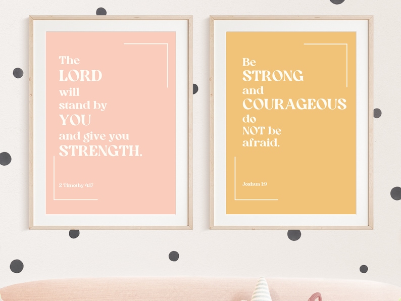 Children's Bible Verse, Scripture Poster Wall Art, Sunday School ...