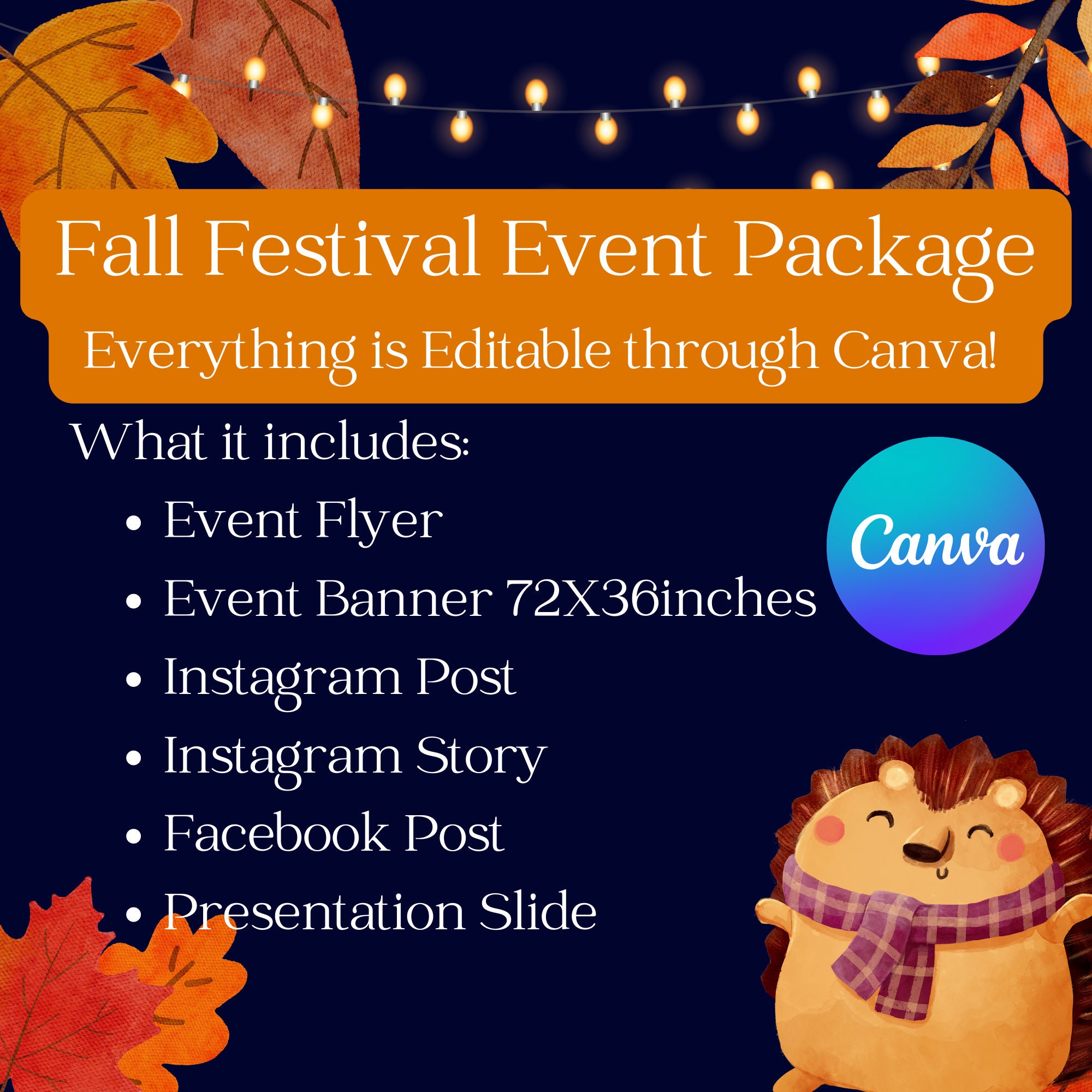 Fall Festival Event Package - Social Media Event Package - Church ...