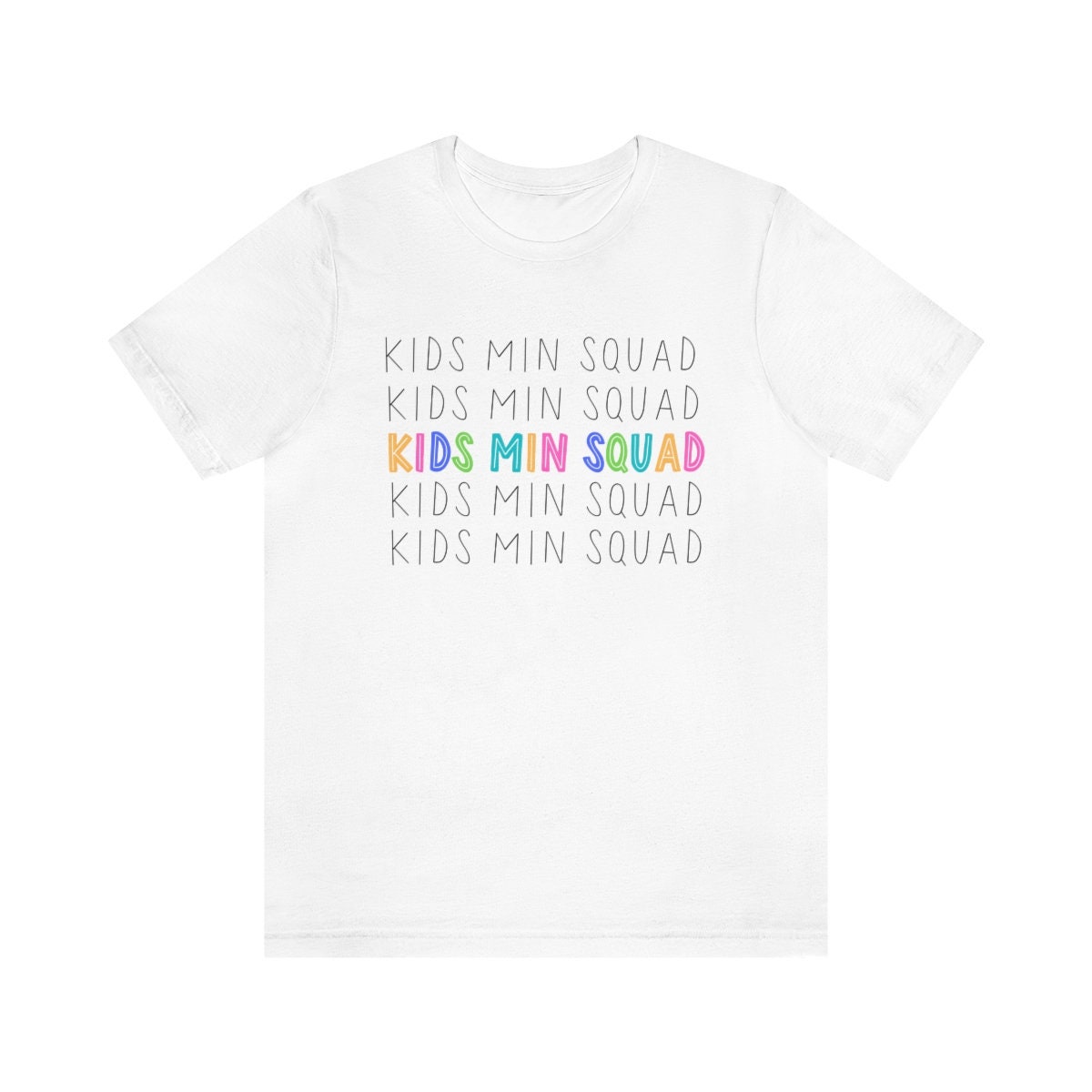 Kids Min Squad T-shirt - Children's Ministry T-shirts - Sunday School ...