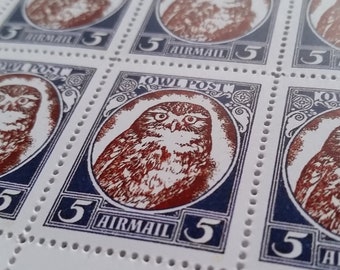 Owl stamp | Etsy