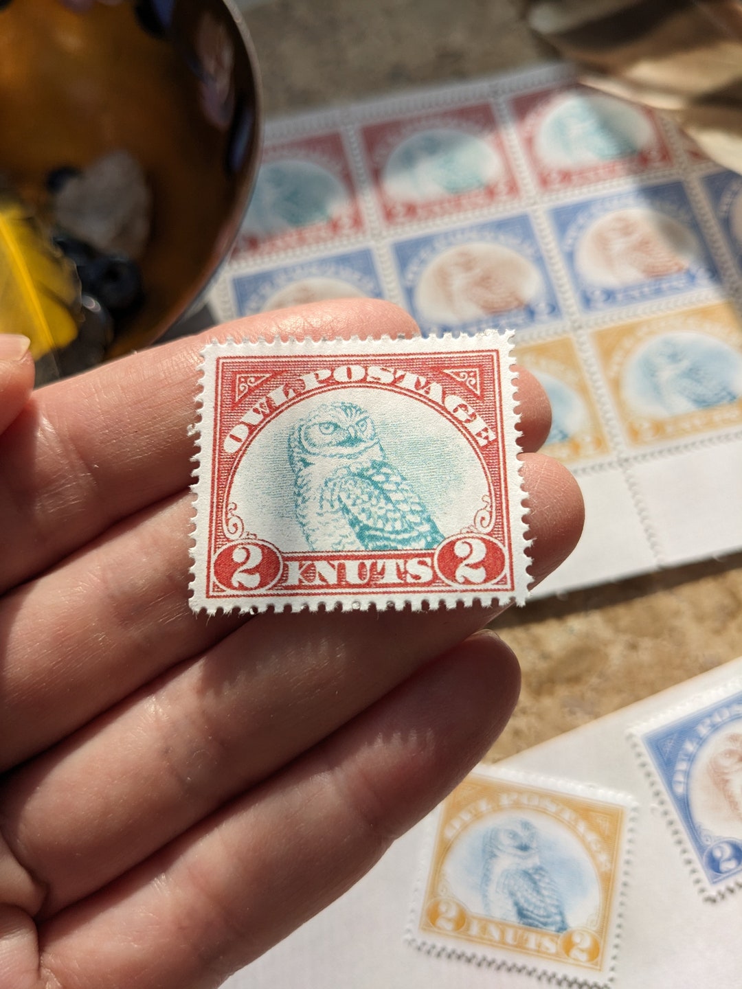 Owl Delivery Stamps for Magical Correspondence of Witches and Wizards ...