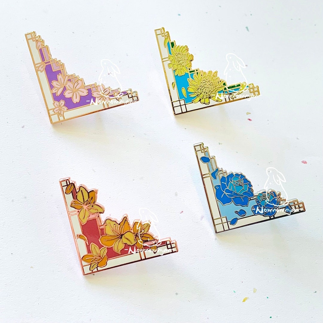 Four Seasons | Seasonal Corner Hard Enamel Pins - Etsy