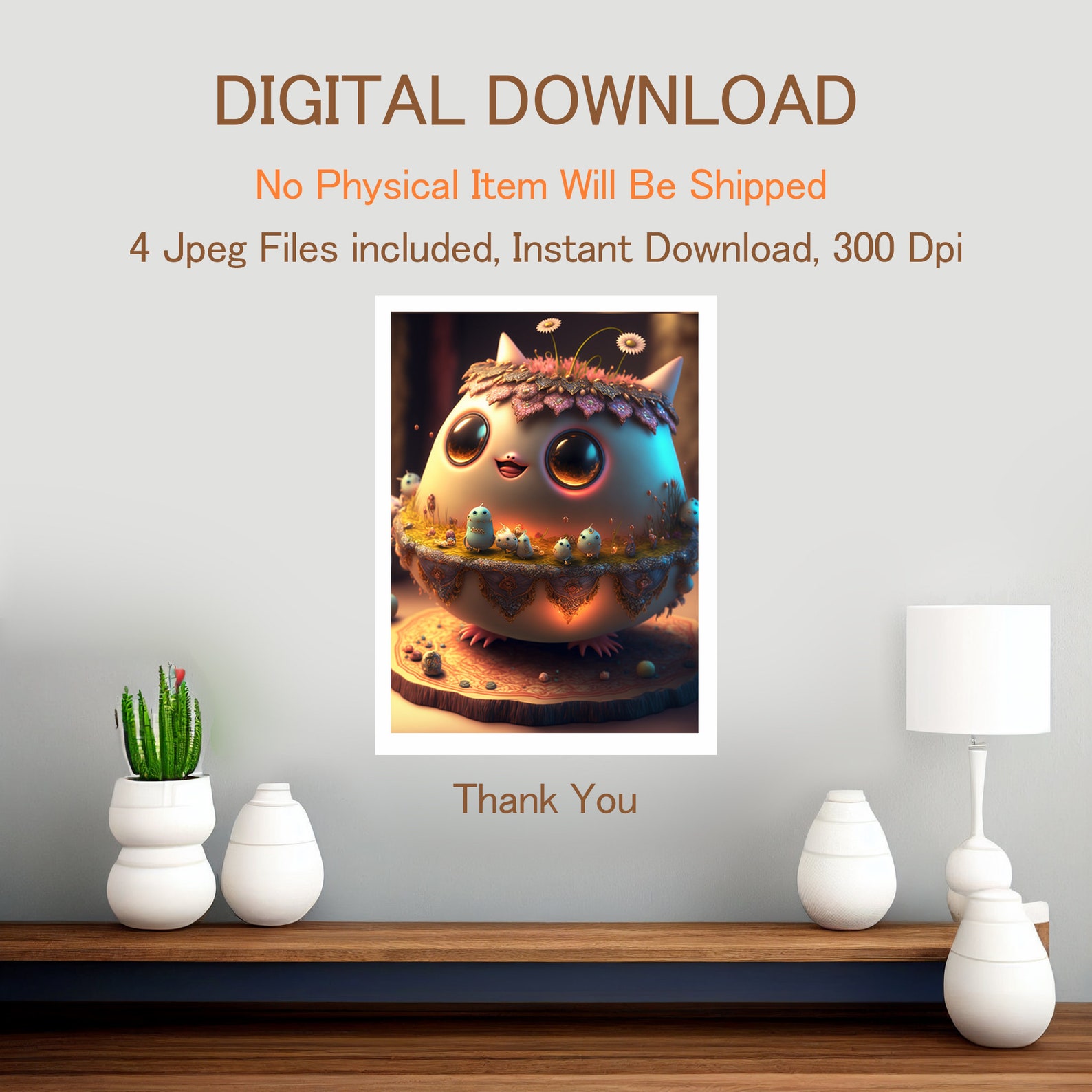 Monkey Philosopher, Printable Wall Art, Digital Download, Cyber Monkey ...