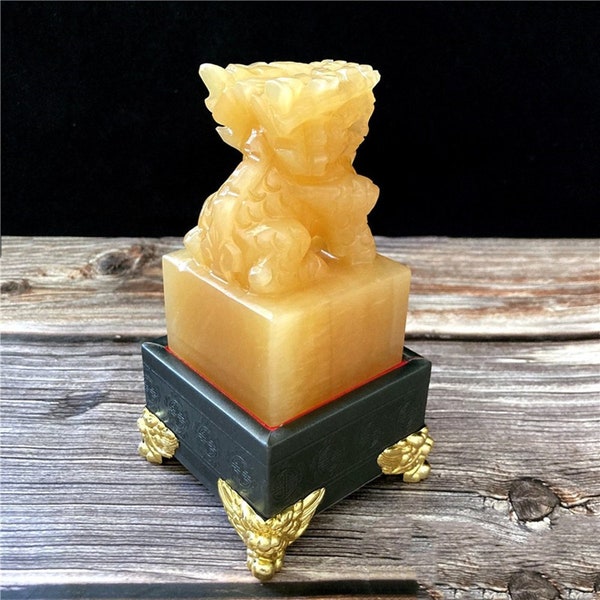 Chinese Imperial Jade Seal - Etsy