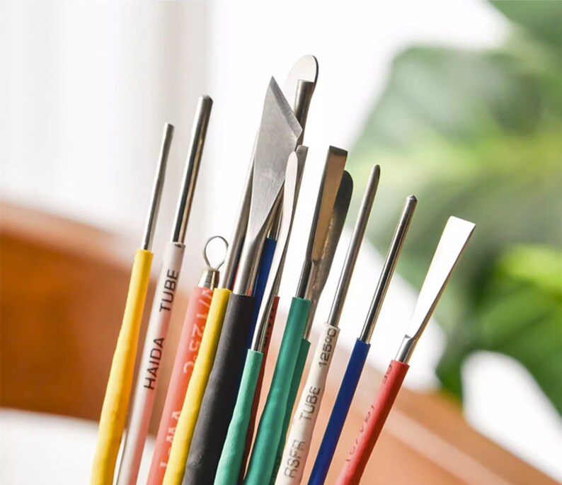Set of 26 Pottery Tools Kit. Tool Set for Working With Pottery ...