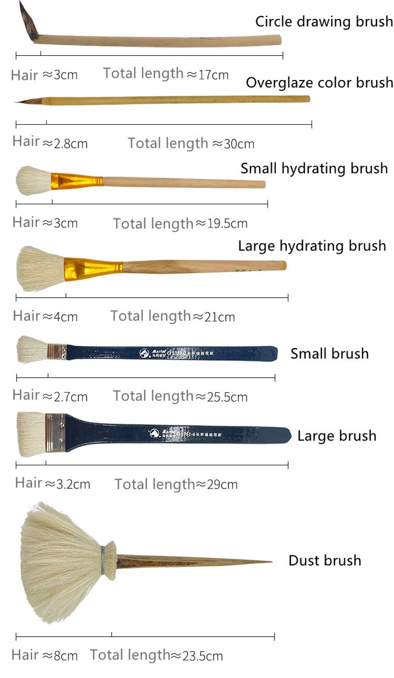 Clay Tools Glaze Brushes 14PCS Pottery Art Painting Tools, Pottery ...
