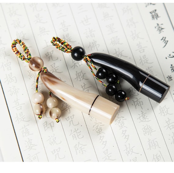 Chinese Name Chop Chinese Name Stamp Custom Ox Horn Round | Etsy