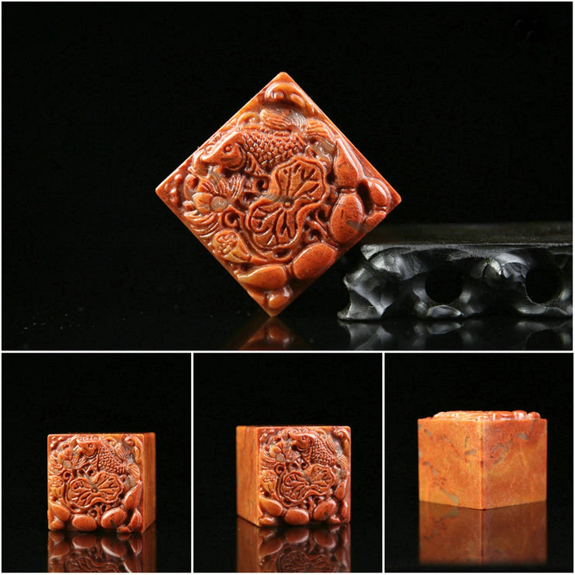 Engraved Large Chinese Chop Chinese Name Stamp Personal Art - Etsy