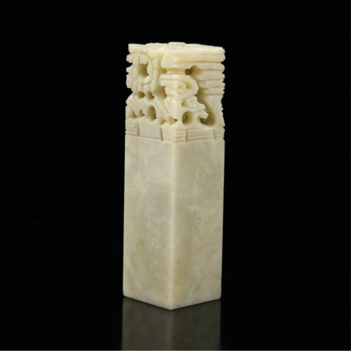 Dragon Phoenix Stone Seal Square Chinese Calligraphy Chop - Etsy