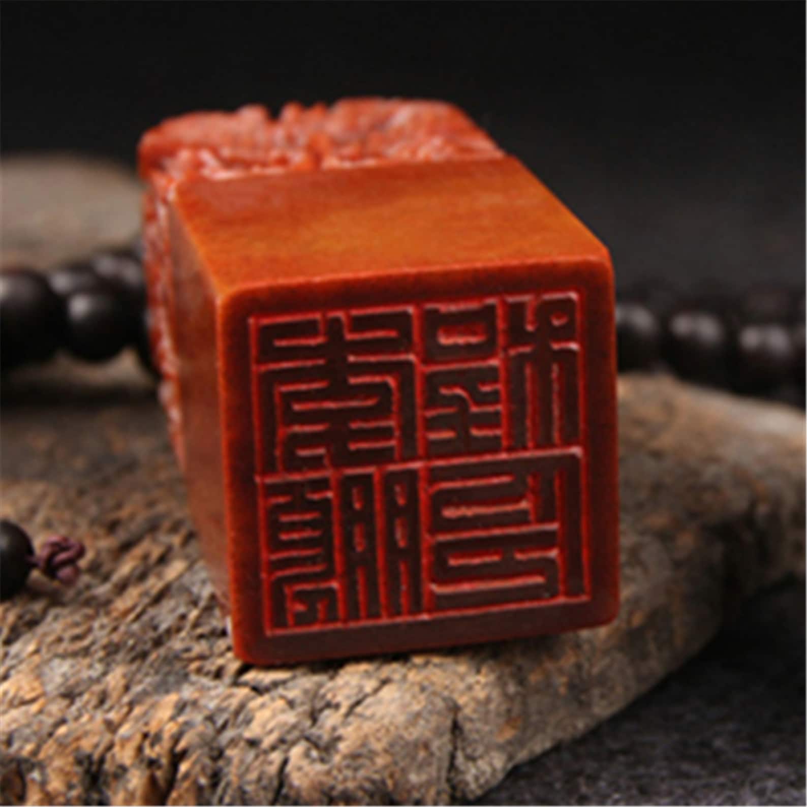 Engraved Korean Seal Chop Chinese Seal Stamp With Five Dragon Korean ...
