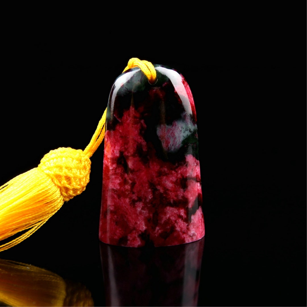 Chinese Name Seal Chop Chinese Stamp Engraving Peach Blossom Stone ...