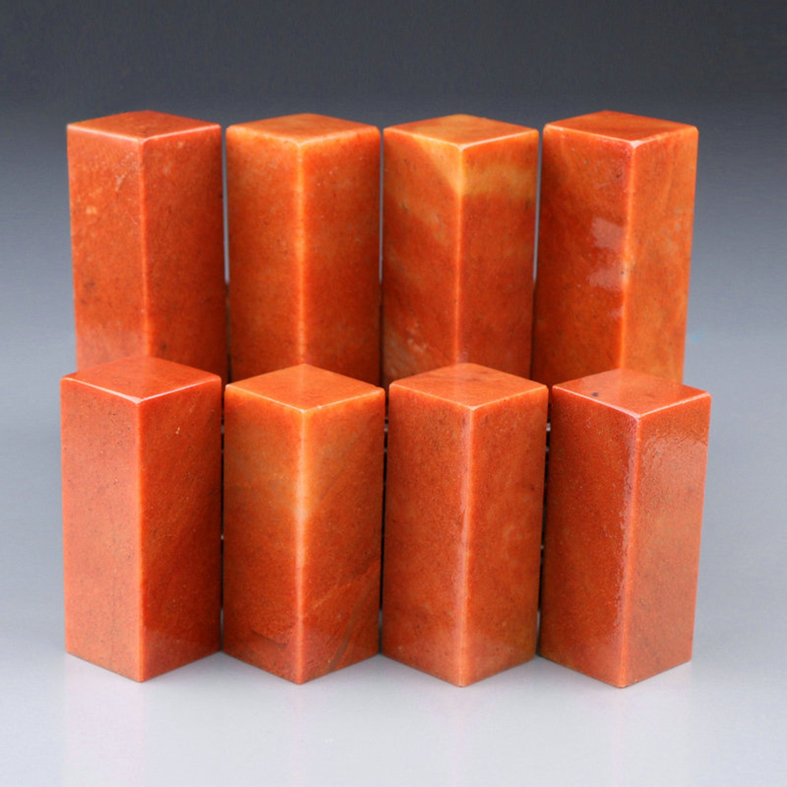 DIY Red Square Stones for Engraving Custom Carve Your Own - Etsy